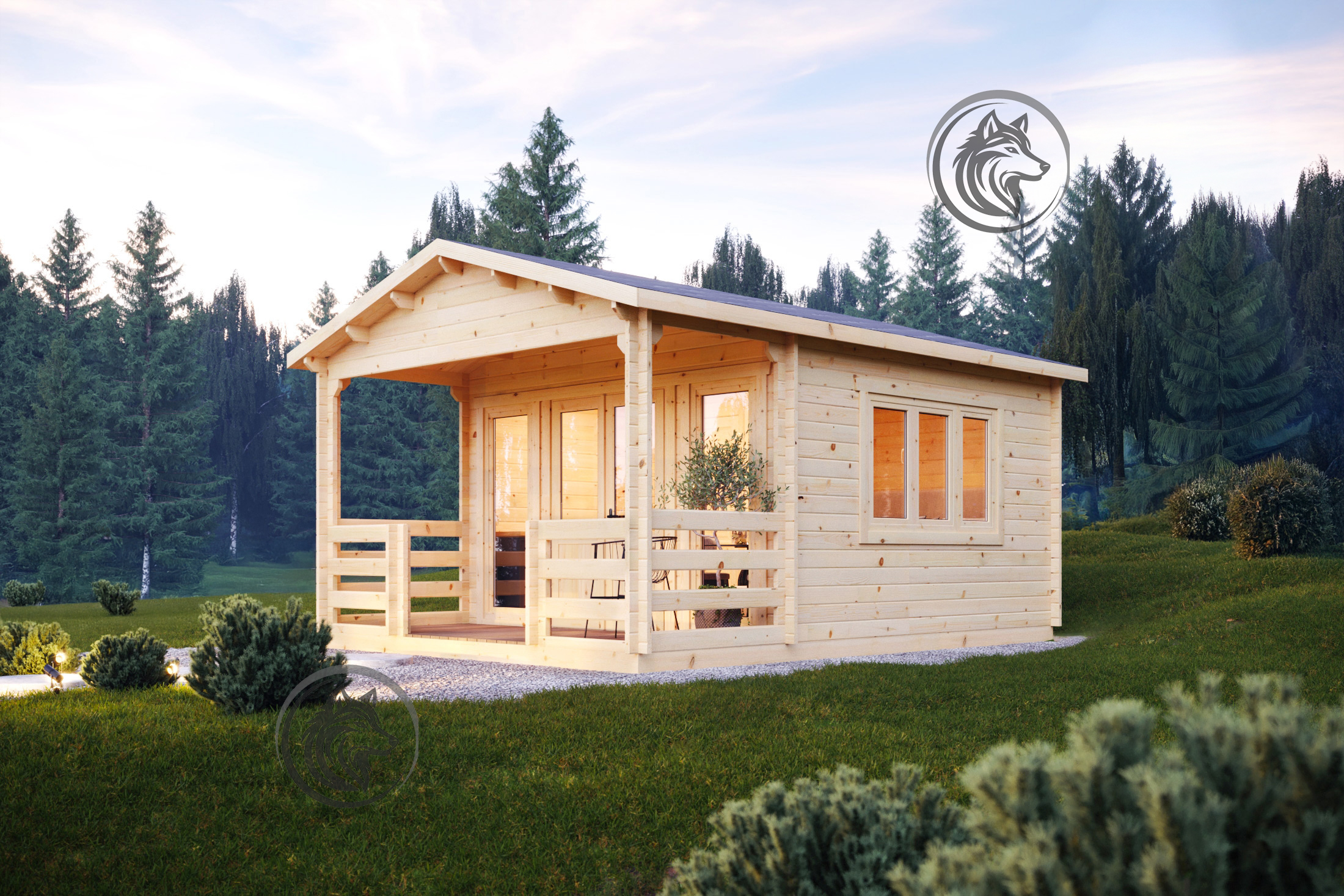 Gartenhaus Tahoe 400 x 500